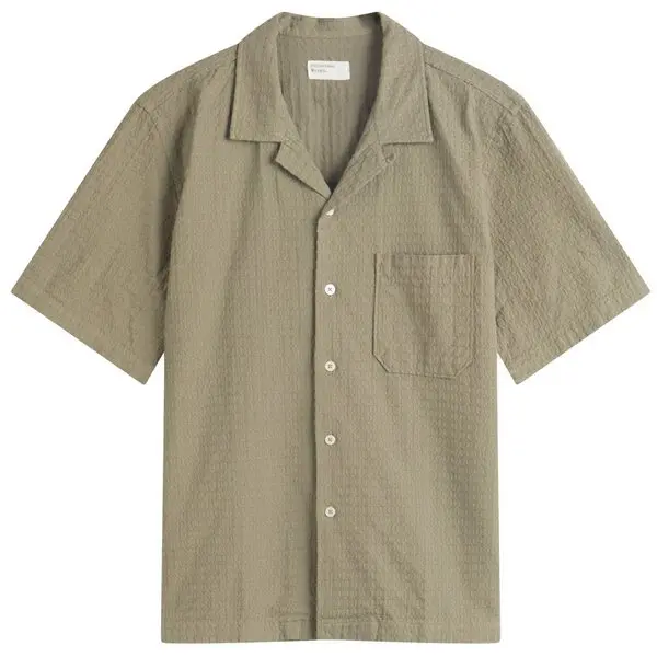 Universal Works Delos Road Shirt - Olive