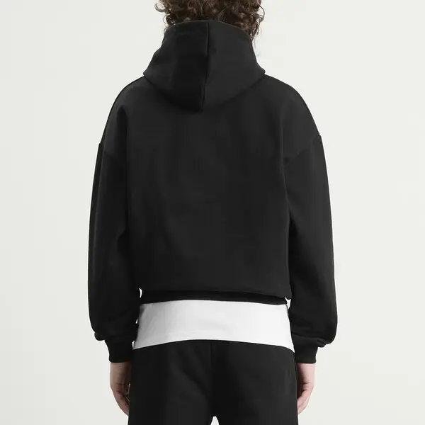 ANNIE HOOD Mini Logo Zip Hoodie