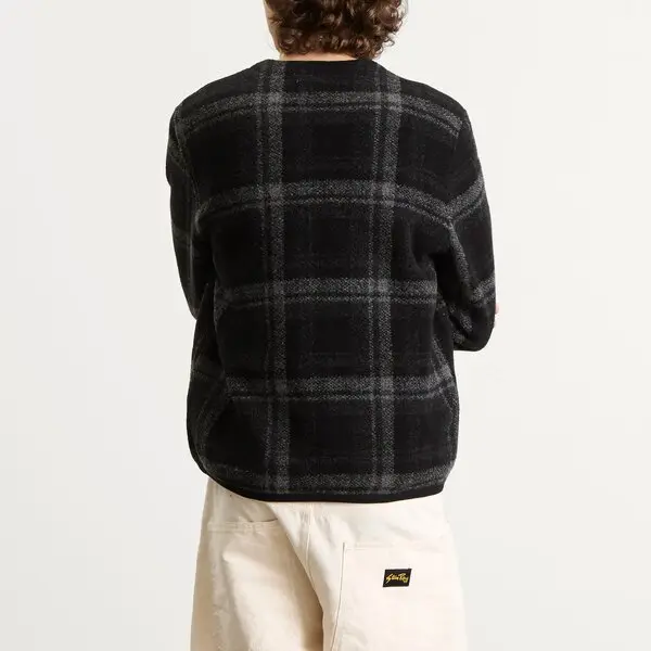 Universal Works Moh Check Fleece Cardigan