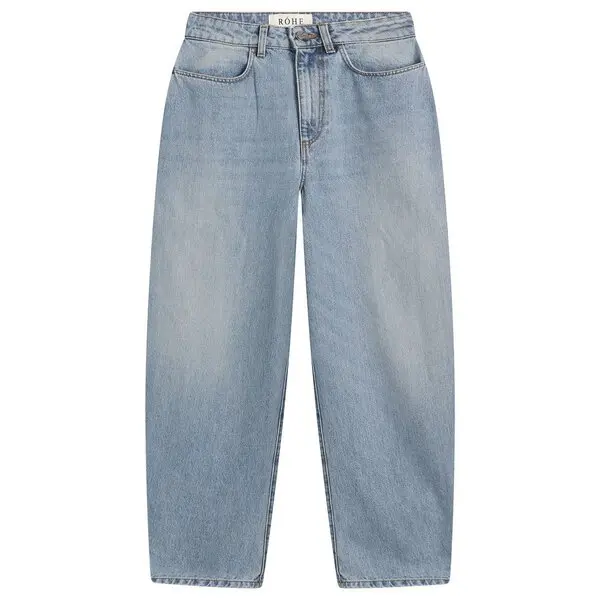 RÓHE High-waist Sculptural Denim Jeans - Classic Blue
