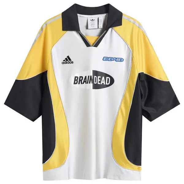 Adidas X Brain Dead Football Jersey - Silver Metallic