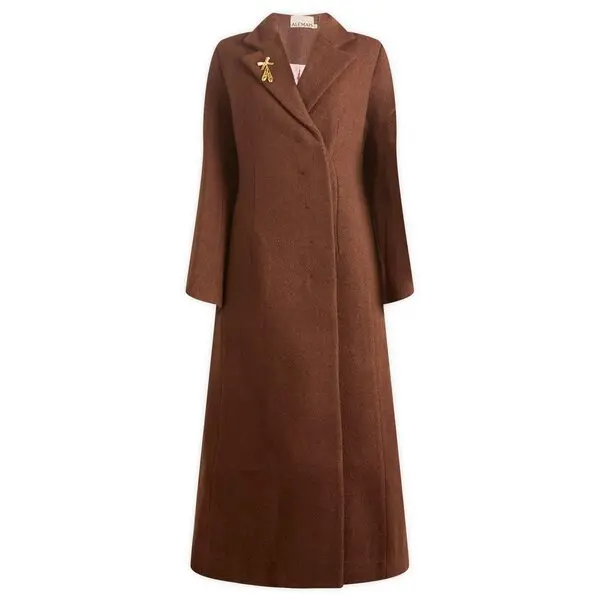 ALEMAIS Court Coat - Chocolate