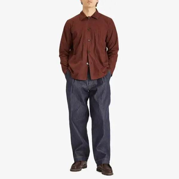 Universal Works Fine Poplin Bakers Overshirt