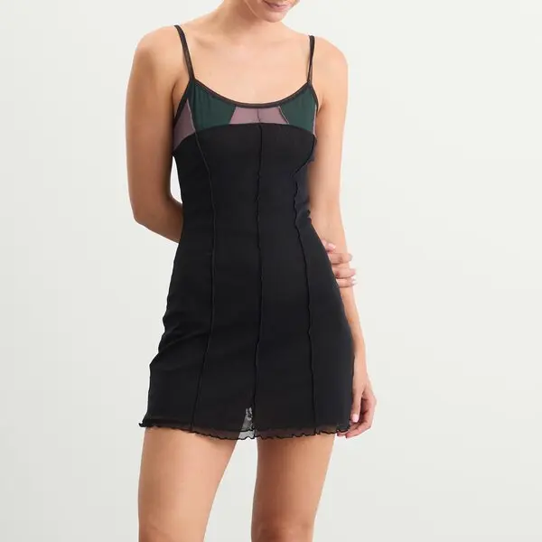FRUITY BOOTY Mesh Mini Dress