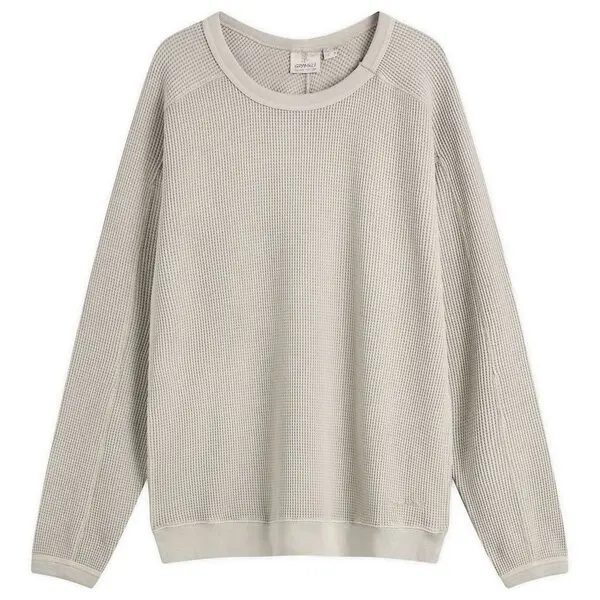 Gramicci Waffle Crew Sweater - Pewter