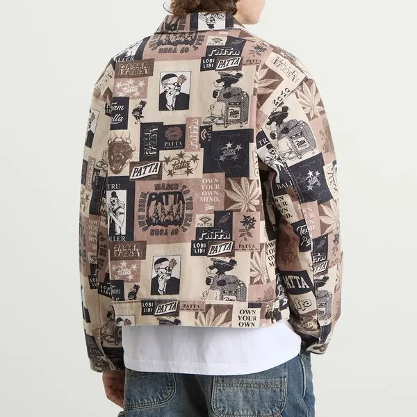 PATTA Collage Insulated Canvas Jacket