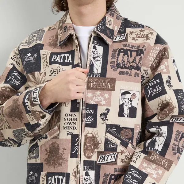 PATTA Collage Insulated Canvas Jacket
