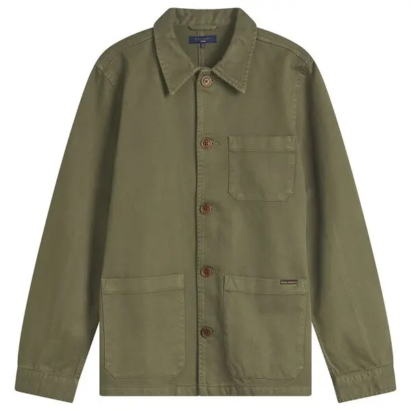Nudie Jeans Barney Worker Jacket - Olive