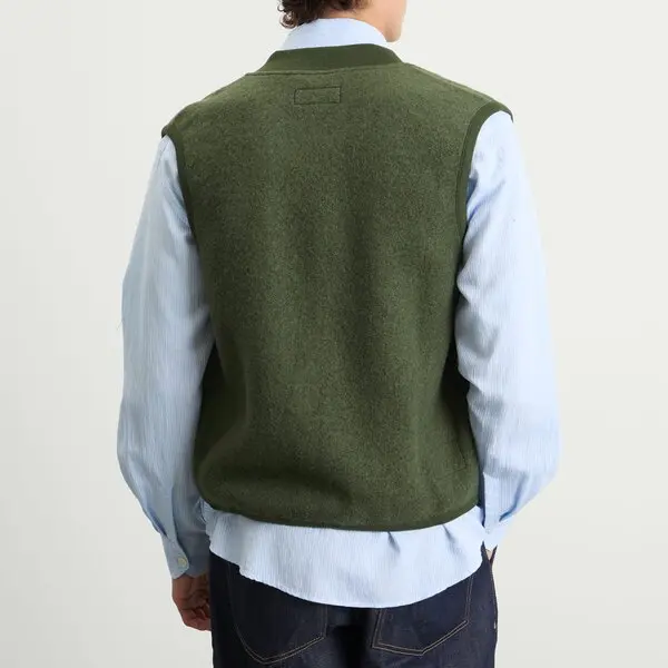 Universal Works Wool Fleece Zip Bomber Presented End