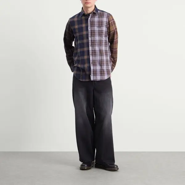 Aries Overdyed Patchwork Shirt