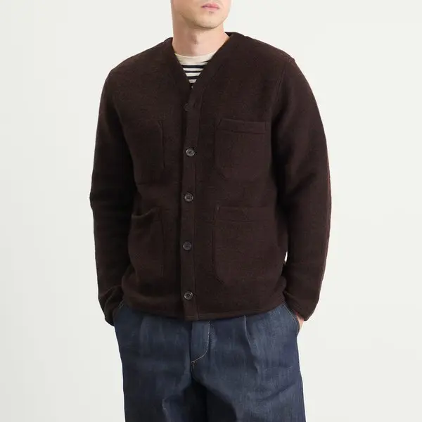 Universal Works Wool Fleece Cardigan