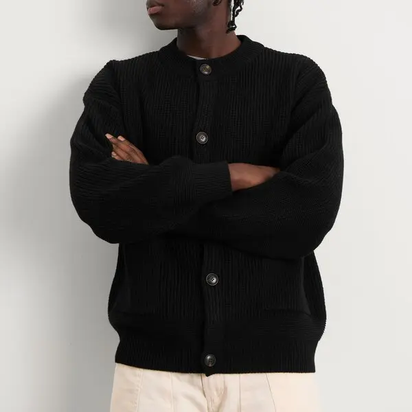 FRIZMWORKS Heavy Wool Round Cardigan