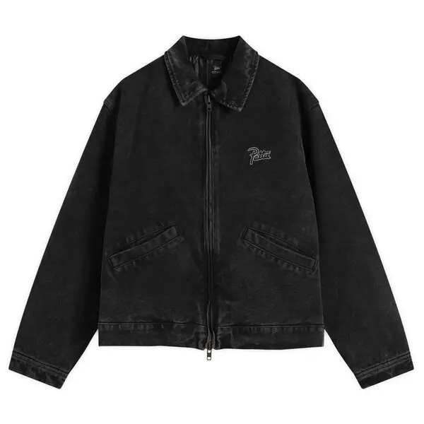 PATTA Washed Canvas Jacket - Black