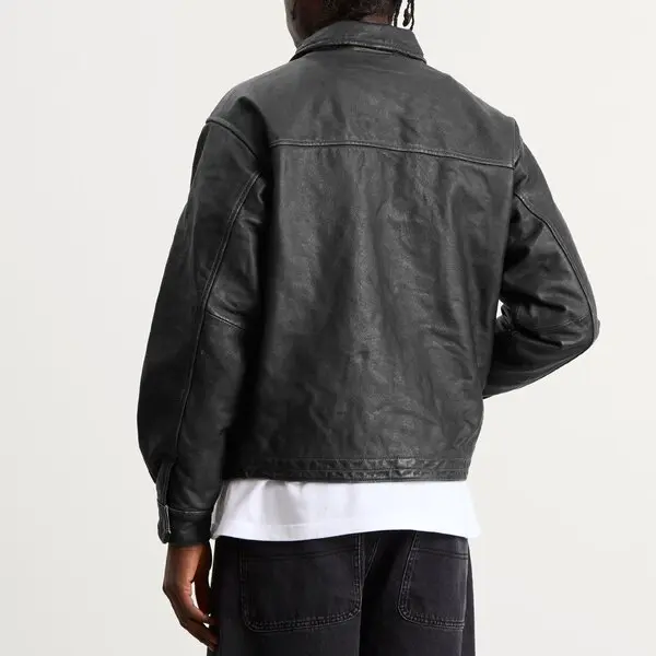 FRIZMWORKS Destroyed Cowhide Leather Jacket