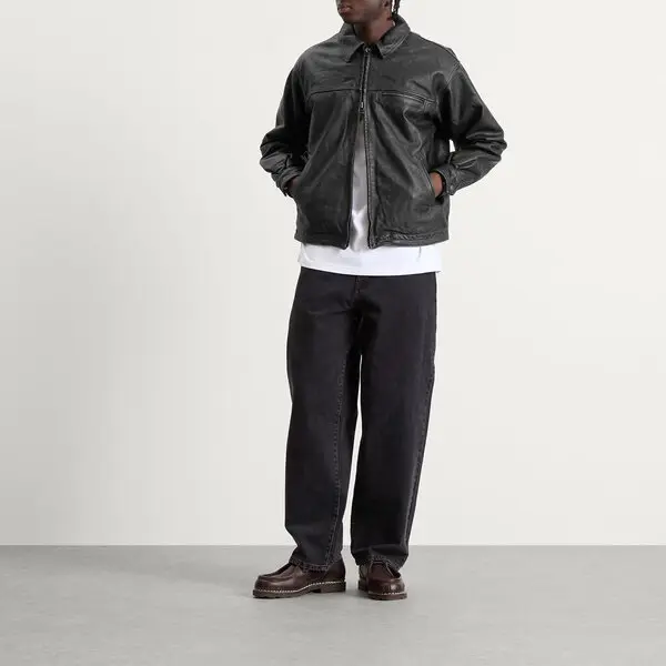 FRIZMWORKS Destroyed Cowhide Leather Jacket