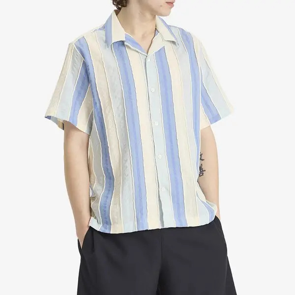 FORET Peer Jacquard Stripe Vacation Shirt