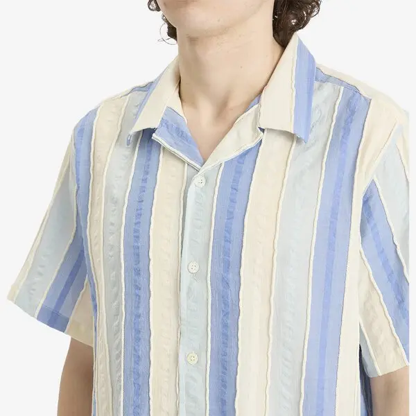 FORET Peer Jacquard Stripe Vacation Shirt