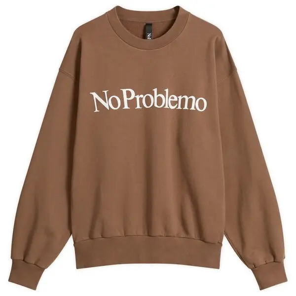 NO PROBLEMO Sweatshirt - Brown