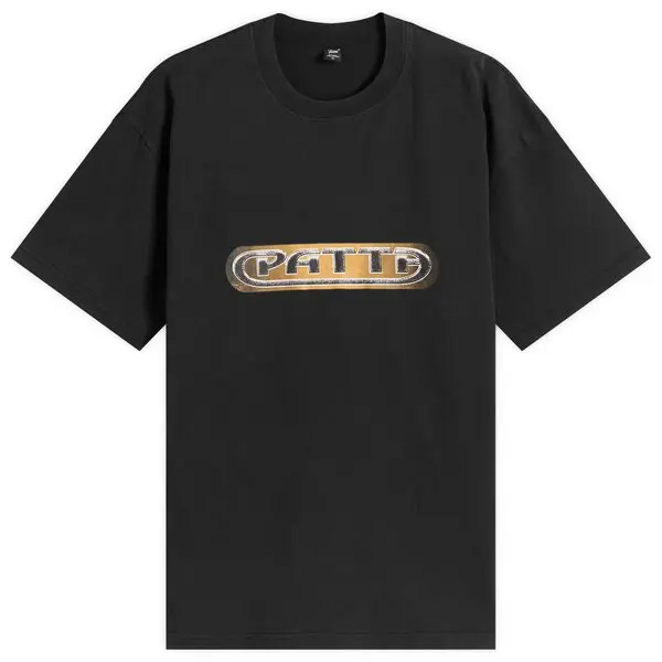PATTA Gilded Acid Washed T-shirt - Black
