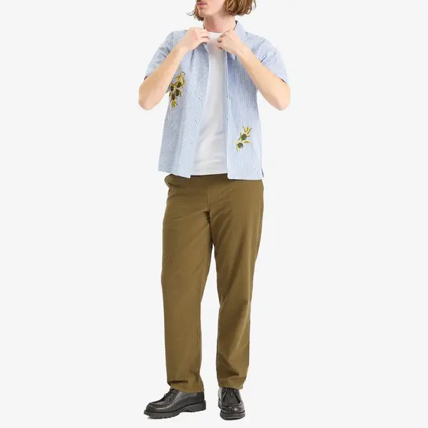 FORET Calm Seersucker Trousers