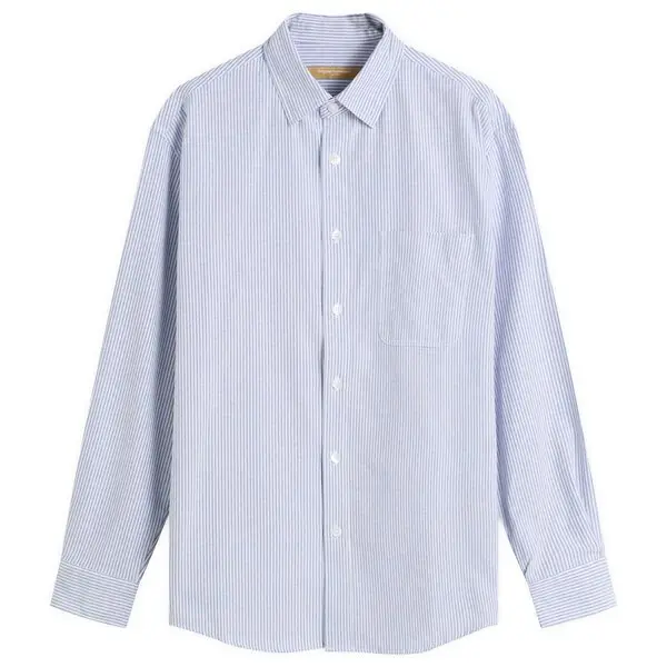 FRIZMWORKS Og Stripe Oversized Shirt - Blue
