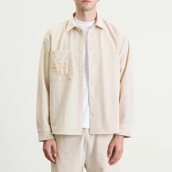 ANNIE HOOD College Seersucker Shirt