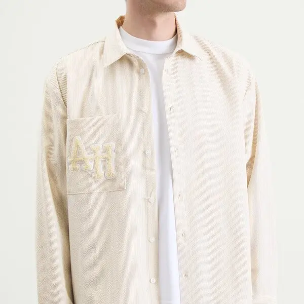 ANNIE HOOD College Seersucker Shirt