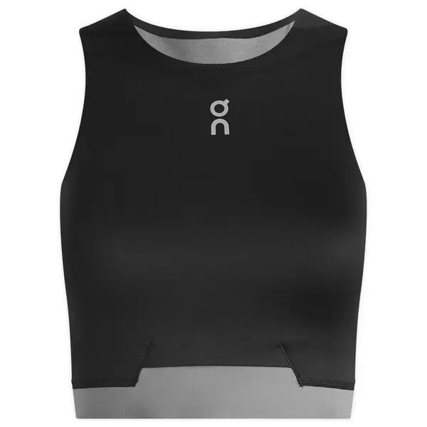 On Train 2-in-1 Crop - Black
