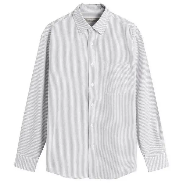 FRIZMWORKS Og Stripe Oversized Shirt - Gray