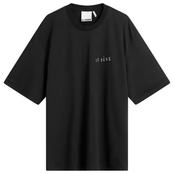 LE PERE Double Sleeve T-shirt - Black