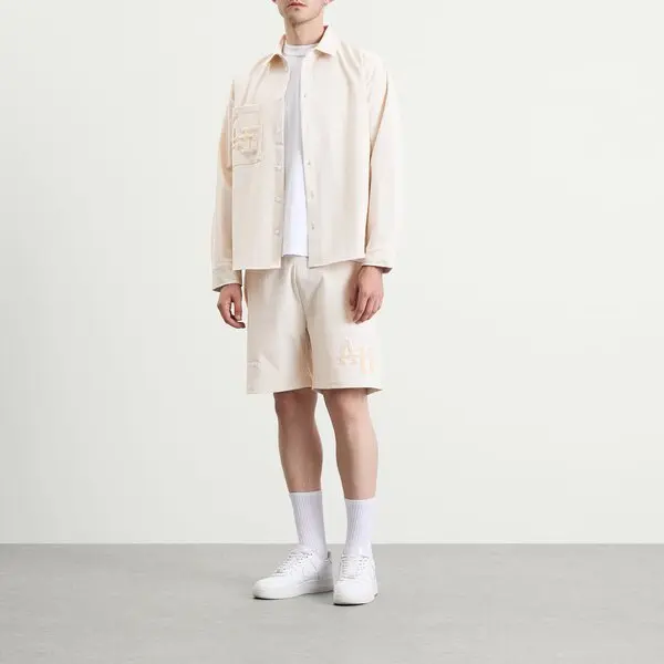 ANNIE HOOD Seersucker Shorts