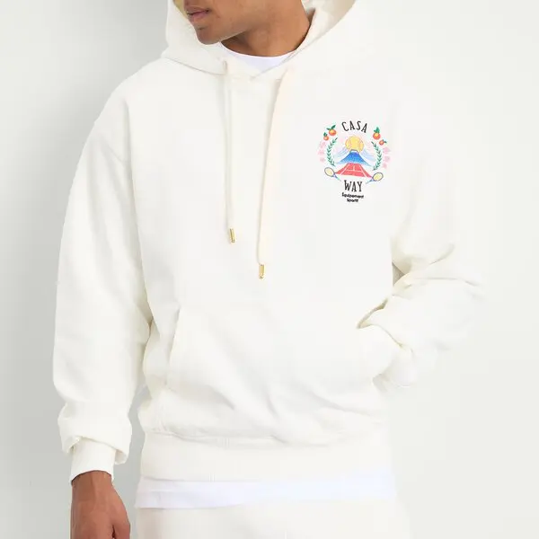 Casablanca Casa Way Mountain Printed Hoodie