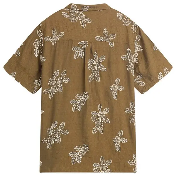FORET Leo Embroidery Vacation Shirt