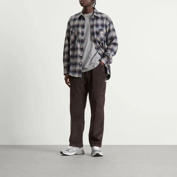 FRIZMWORKS Corduroy Wide One Tuck Trousers