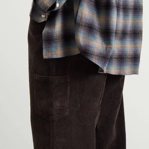 FRIZMWORKS Corduroy Wide One Tuck Trousers