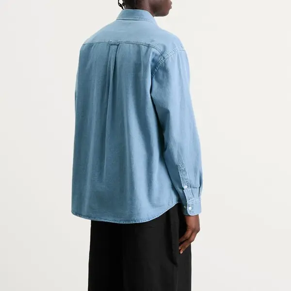 FRIZMWORKS Bleach Denim Utility Shirt