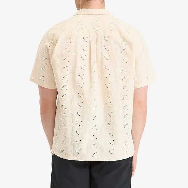 FORET Leo Paisley Shirt - Cloud