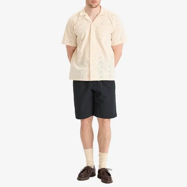 FORET Leo Paisley Shirt - Cloud