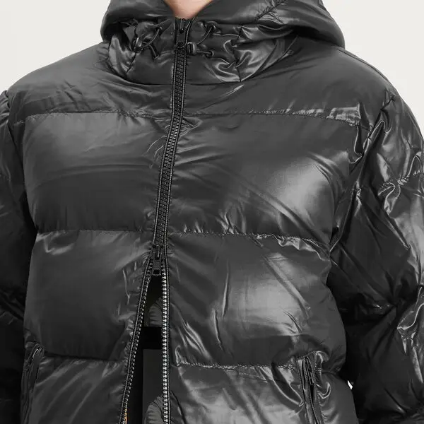 PATTA Quilted Script Logo Puffer Jacket