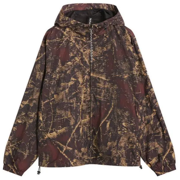 NO PROBLEMO Forest Glitch Nylon Jacket