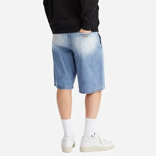 DIME Pleated Denim Shorts
