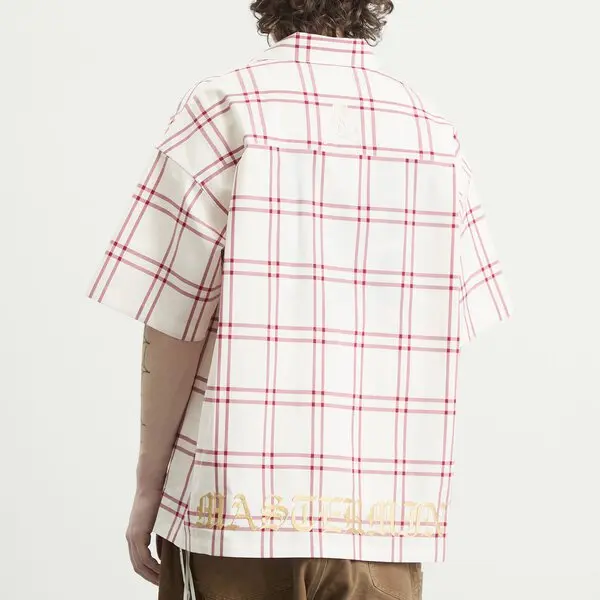 MASTERMIND WORLD Plaid Short Sleeve Shirt