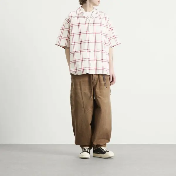MASTERMIND WORLD Plaid Short Sleeve Shirt