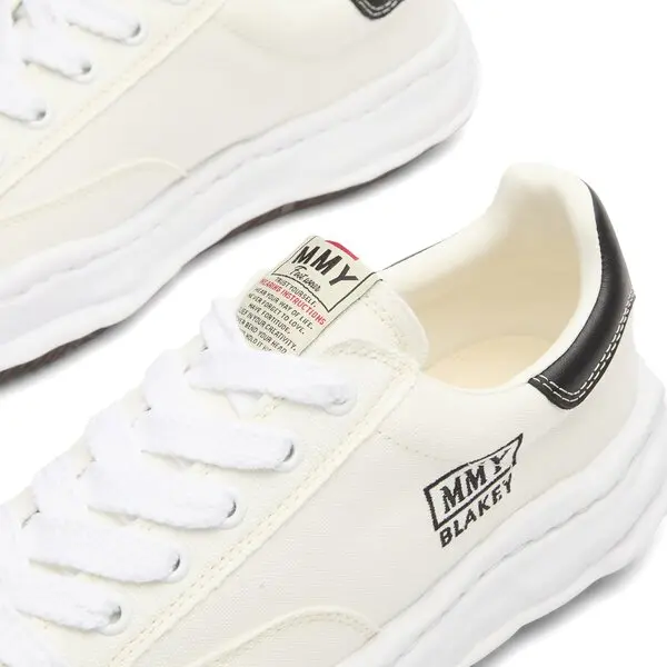 Mihara Yasuhiro Blakey Low Original Sole Canvas Sneaker - White