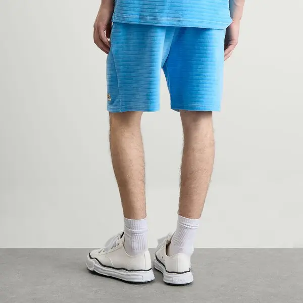 Casablanca Velour Pintuck Shorts