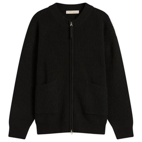 FRIZMWORKS Wool Deck Zip Cardigan - Black