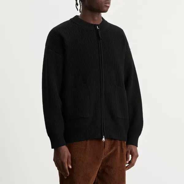 FRIZMWORKS Wool Deck Zip Cardigan