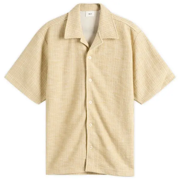 Nn07 Julio Boucle Short Sleeve Shirt - White Pepper