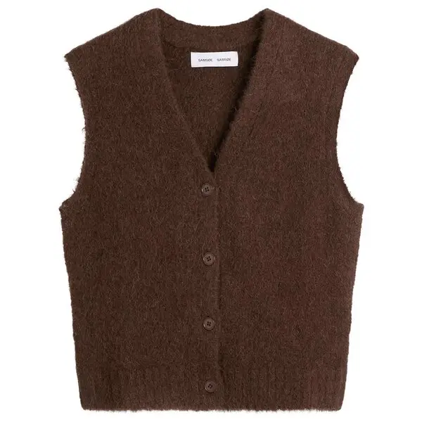 SAMSØE SAMSØE Sajeanne Hairy Knit Vest Top