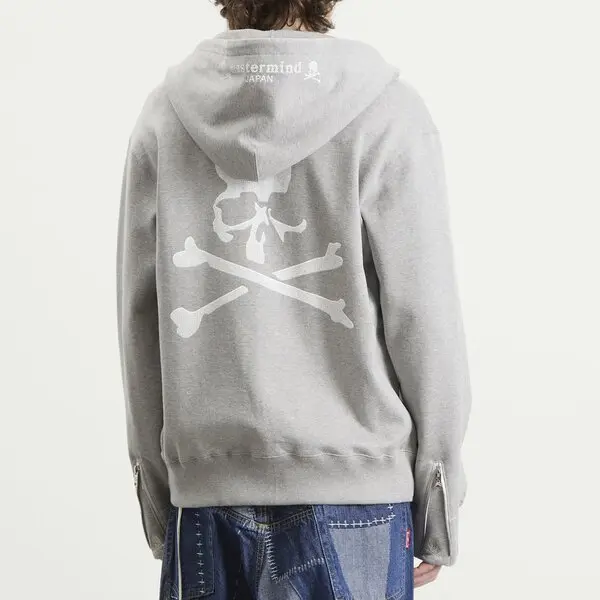 MASTERMIND WORLD Og Embroidery-ish Zip-up Hoodie